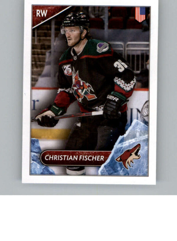 2021-22 TOPPS #81- Christian Fischer - NHL Hockey Stickers