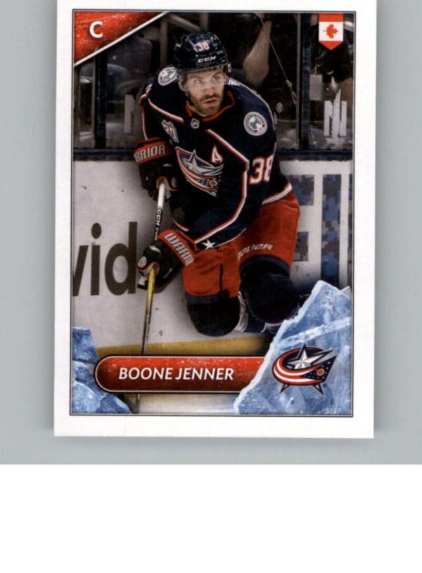 2021-22 TOPPS #198- Boone Jenner - NHL Hockey Stickers